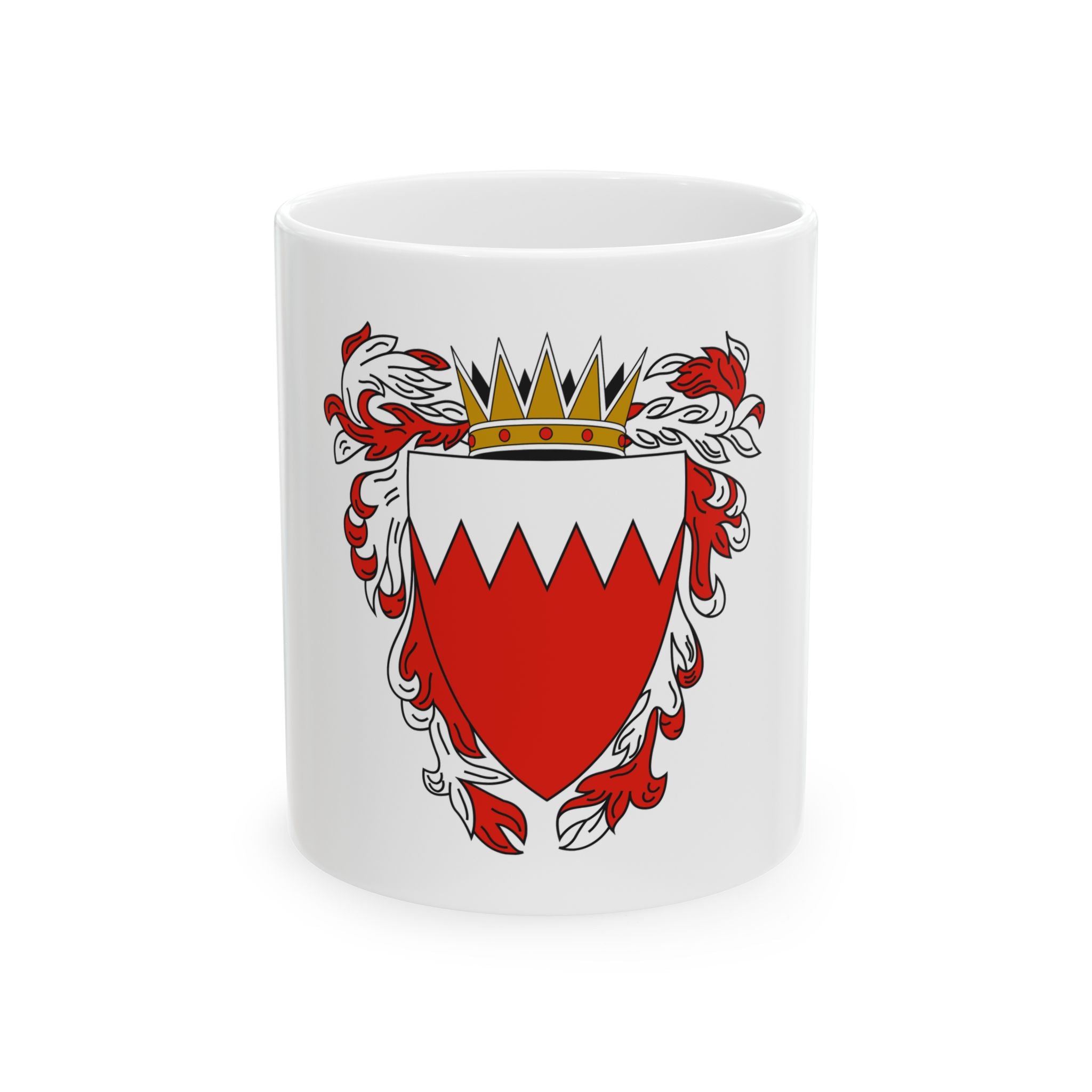 Coat of Arms of The Kingdom of Bahrain - White Coffee Mug | Shop Unique ...