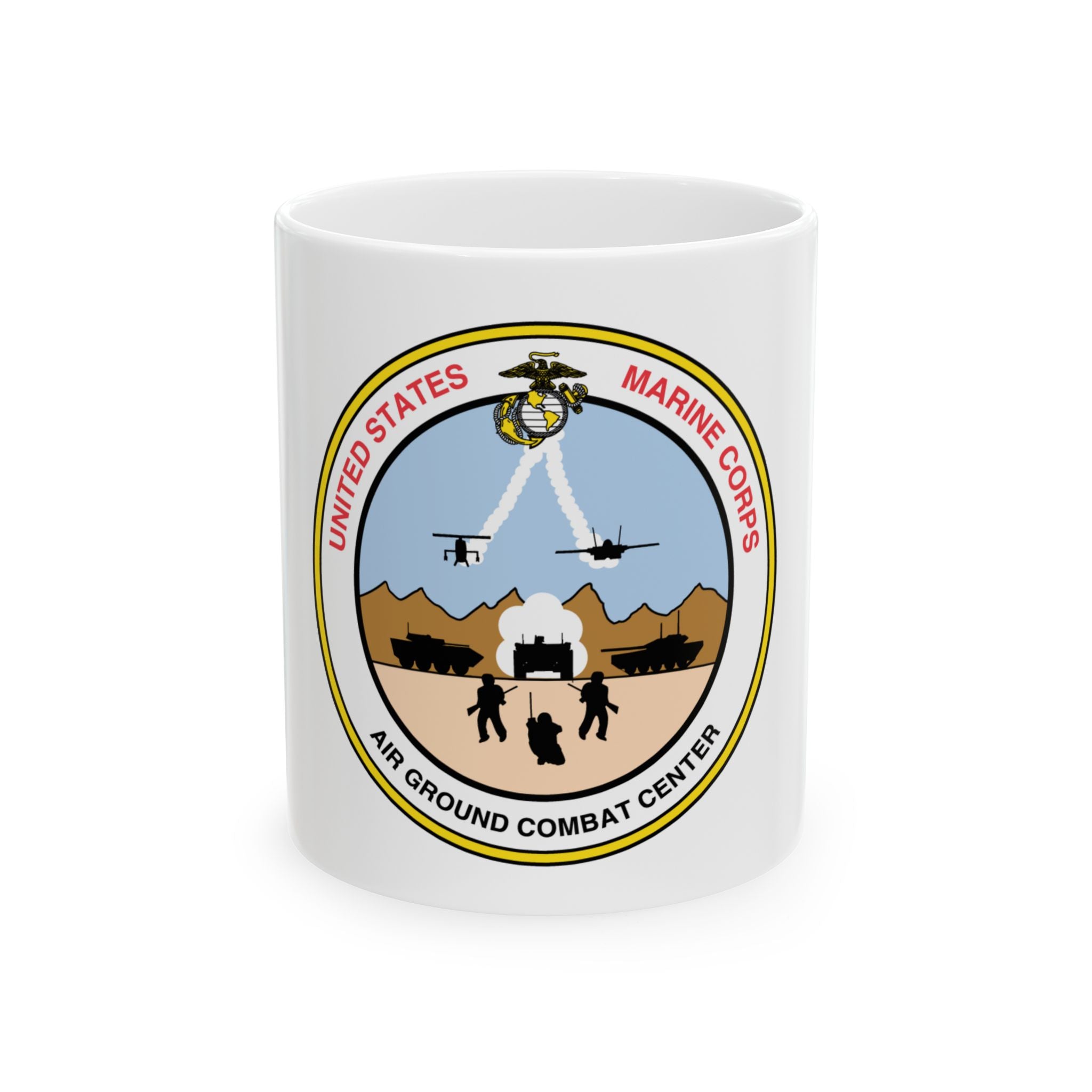 United States Marine Corps Air Ground Combat Center (USMC) White Coffee ...