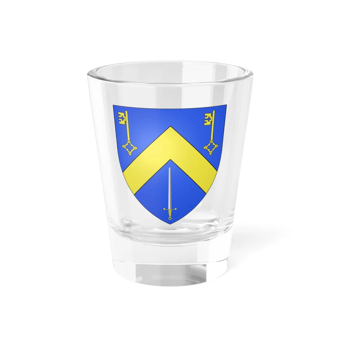 Armes de la famille Rolin (Belgium) (Coat of Arms) Shot Glass 1.5oz ...