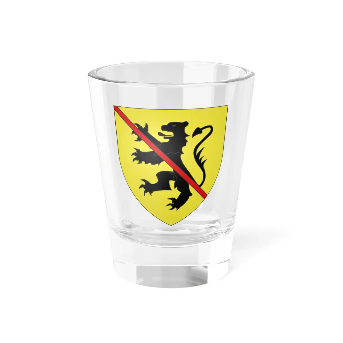 Armoiries de Vianden 2 (Luxembourg) (Coat of Arms) Shot Glass 1.5oz ...