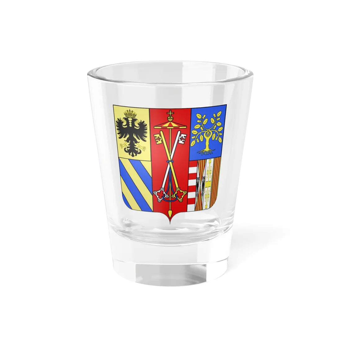 Blason Guidobaldo II della Rovere (Italy) (Coat of Arms) Shot Glass 1 ...