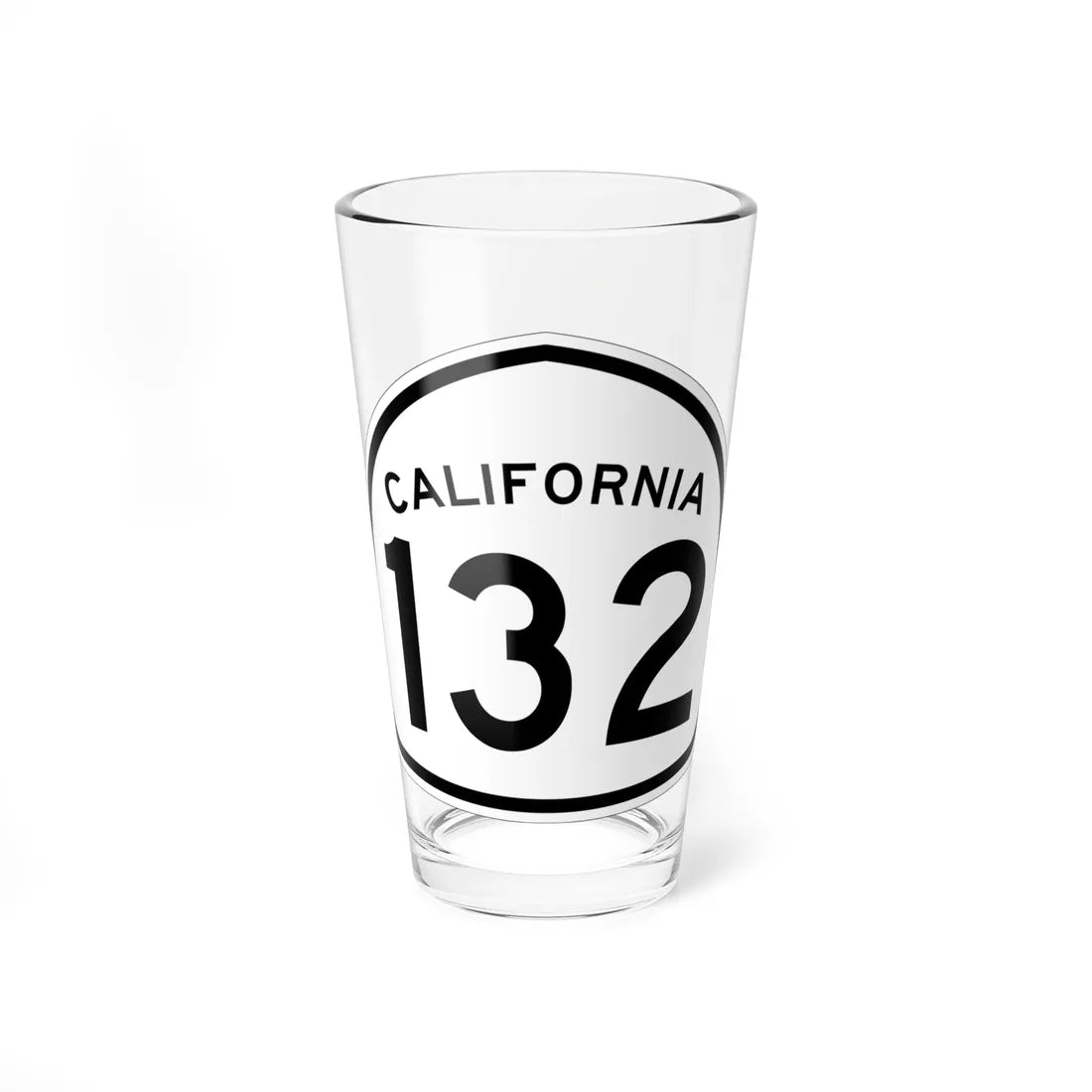 California 132 1957 (California) (Road Sign) Pint Glass 16oz – Go Mug ...
