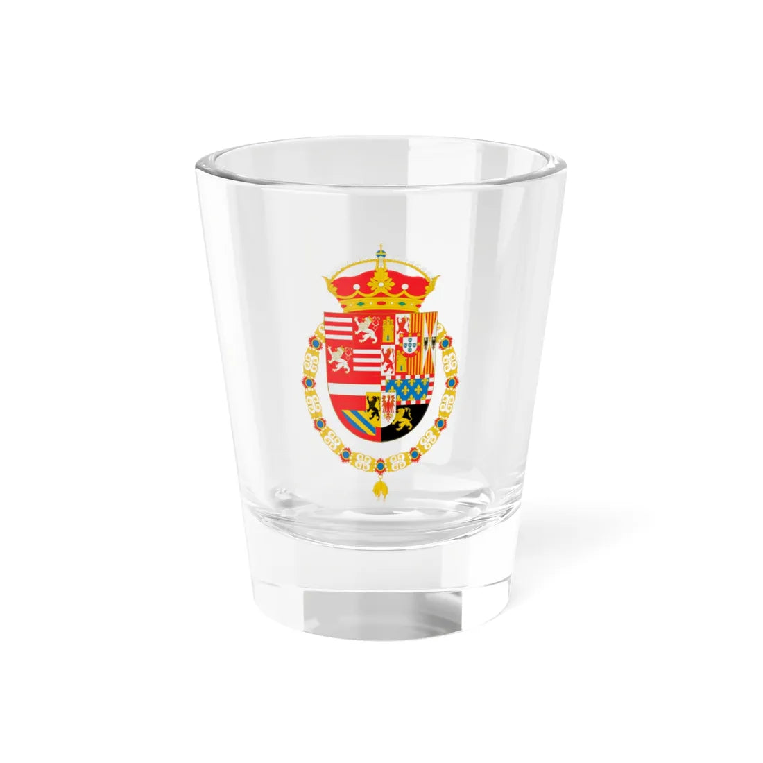 COA Archiduques Alberto e Isabel (Netherlands) (Coat of Arms) Shot Gla ...