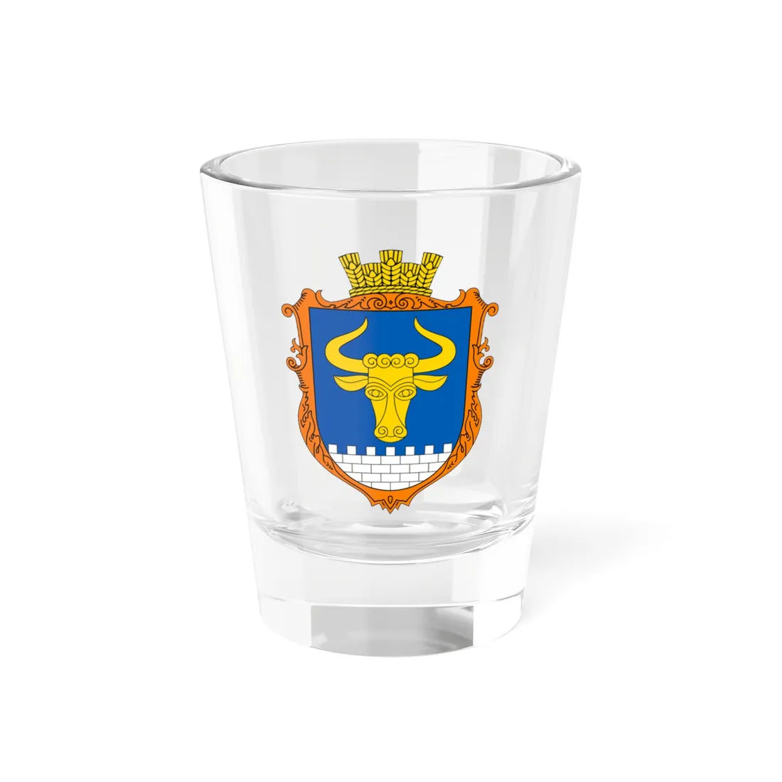 COA Zavorychi Kyivska Ukraine UHT (Ukraine) (Coat of Arms) Shot Glass ...