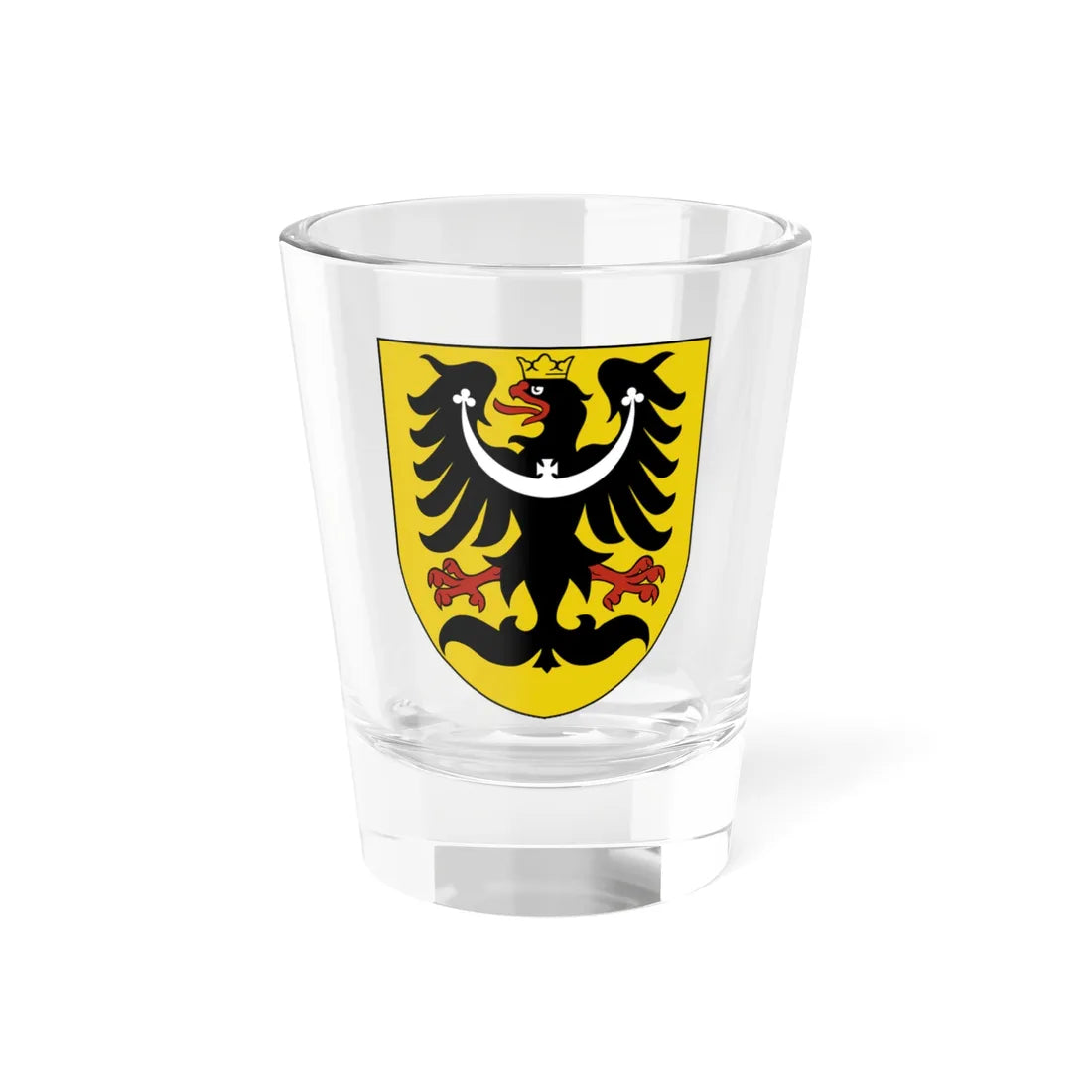 Coat of Arms of Czech Silesia (Denmark) (Coat of Arms) Shot Glass 1.5o ...