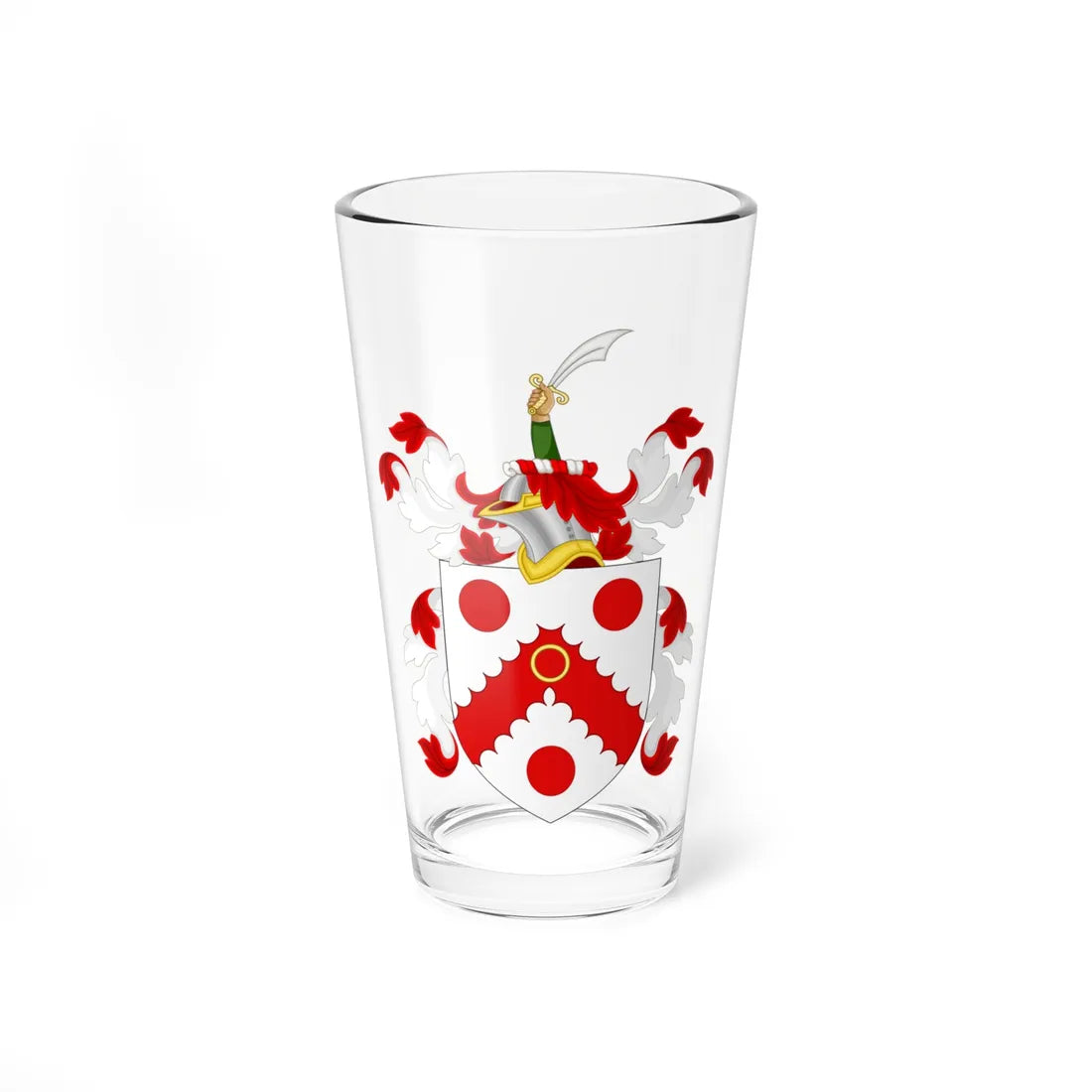 Coat of Arms of Daniel Denison (United States) (Coat of Arms) Pint Gla ...