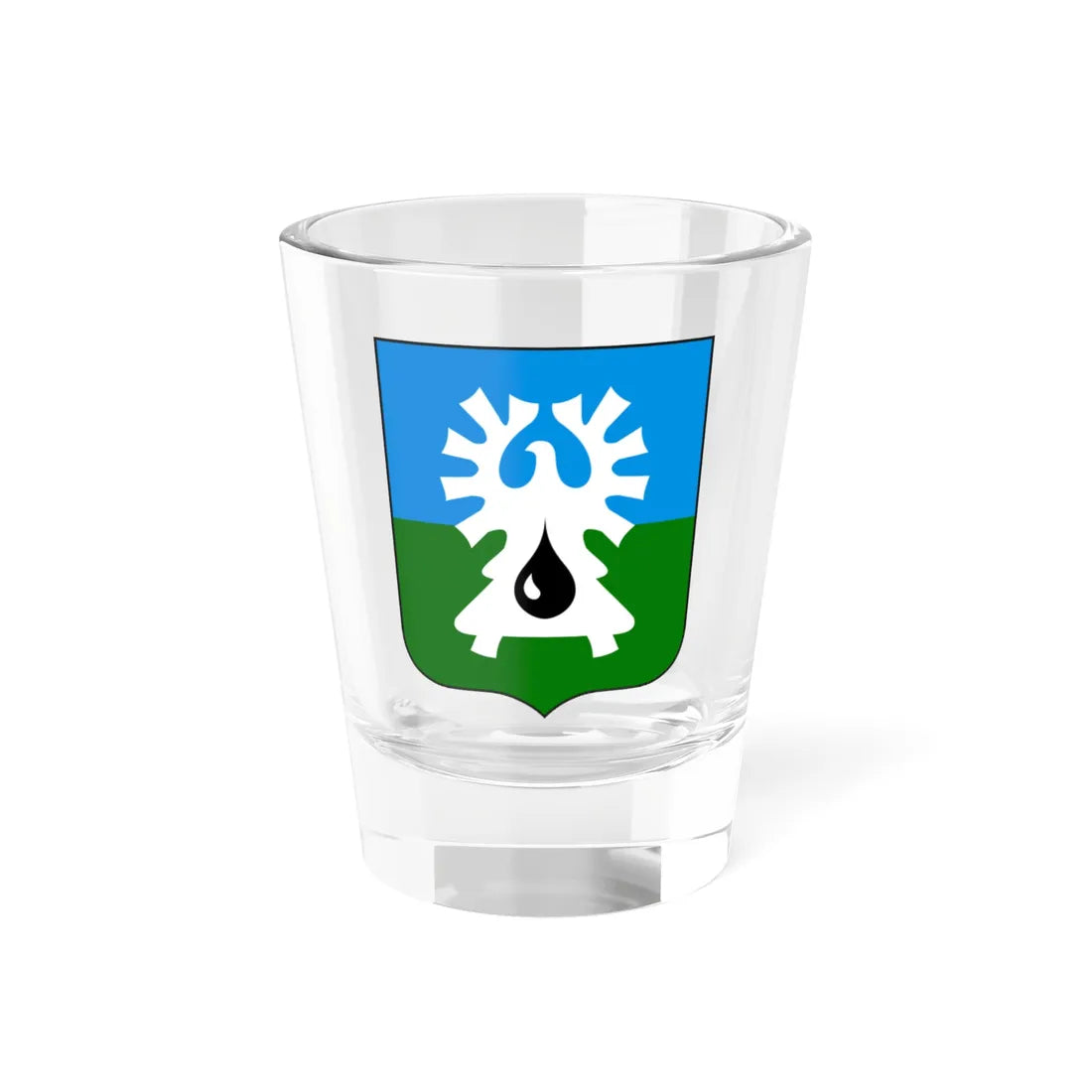Coat of Arms of Uray (Russia) (Coat of Arms) Shot Glass 1.5oz – Go Mug Yourself