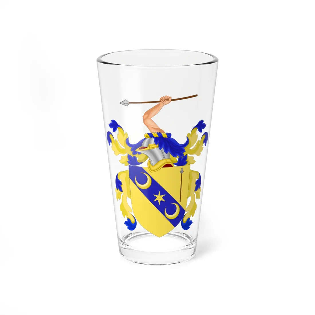 Coat of Arms of Winfield Scott (United States) (Coat of Arms) Pint Gla ...