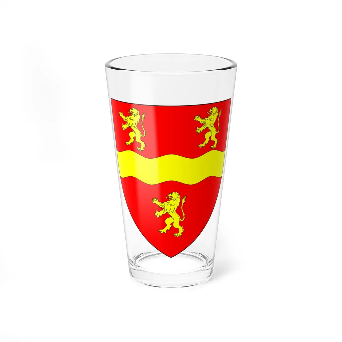 Crompton of Crompton Lancs Arms (England) (Coat of Arms) Pint Glass 16 ...