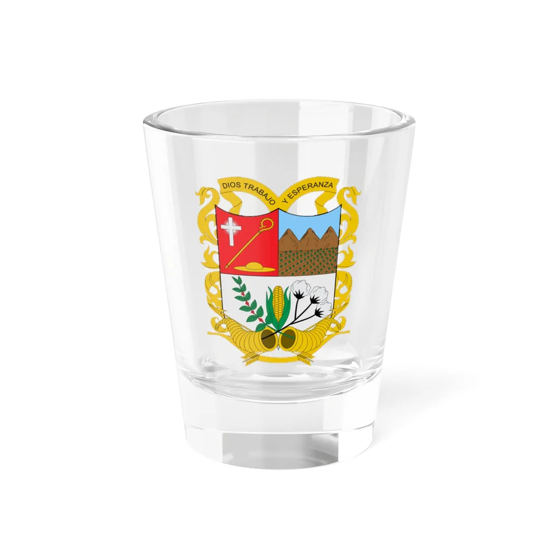 Escudo de Agustín Codazzi Cesar (Colombia) (Coat of Arms) Shot Glass 1 ...