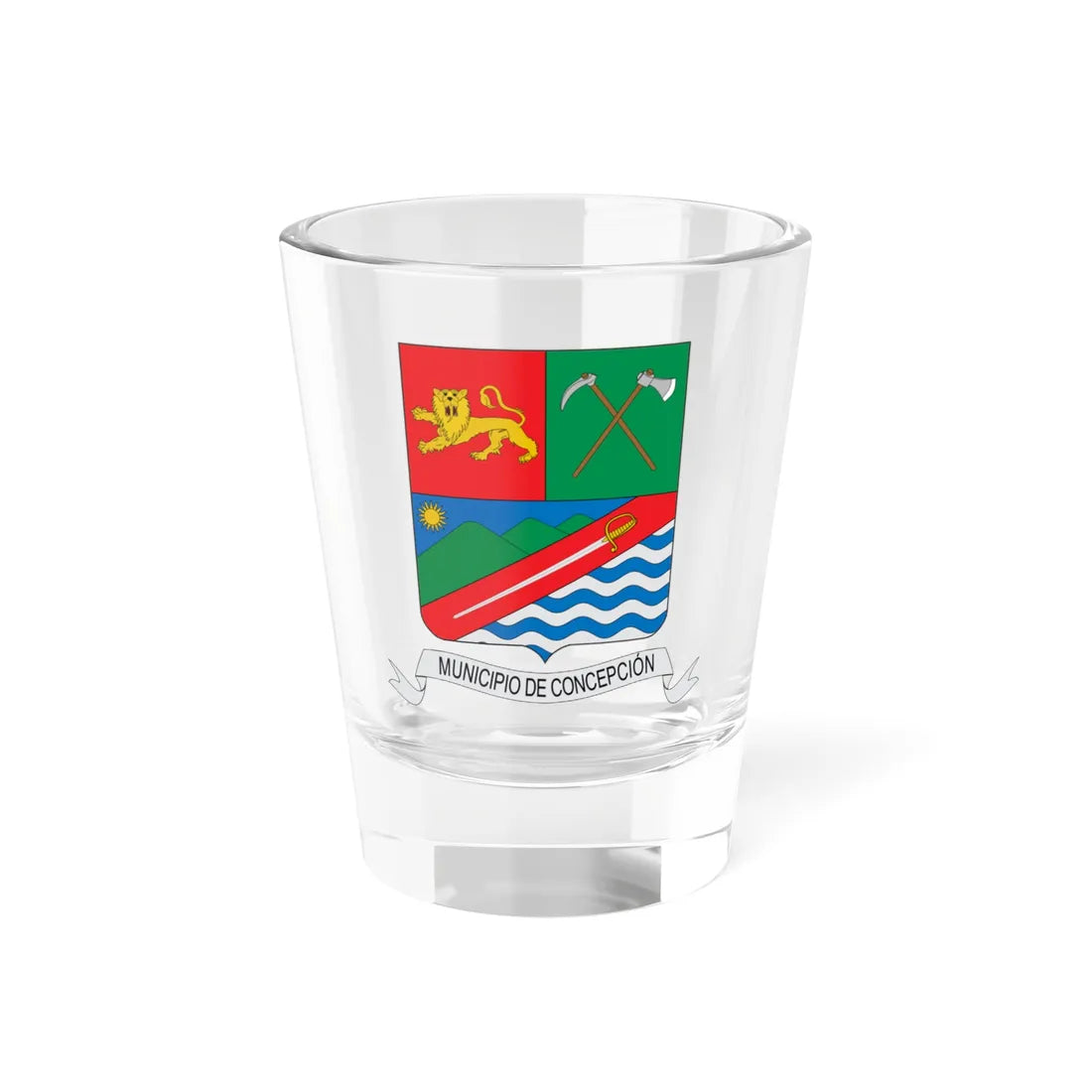 Escudo de Concepción Antioquia (Colombia) (Coat of Arms) Shot Glass 1 ...