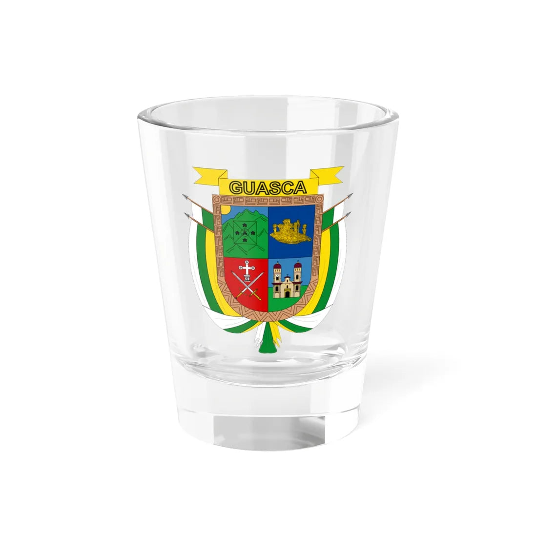 Escudo de Guasca - Cundinamarca (Colombia) (Coat of Arms) Shot Glass 1 ...
