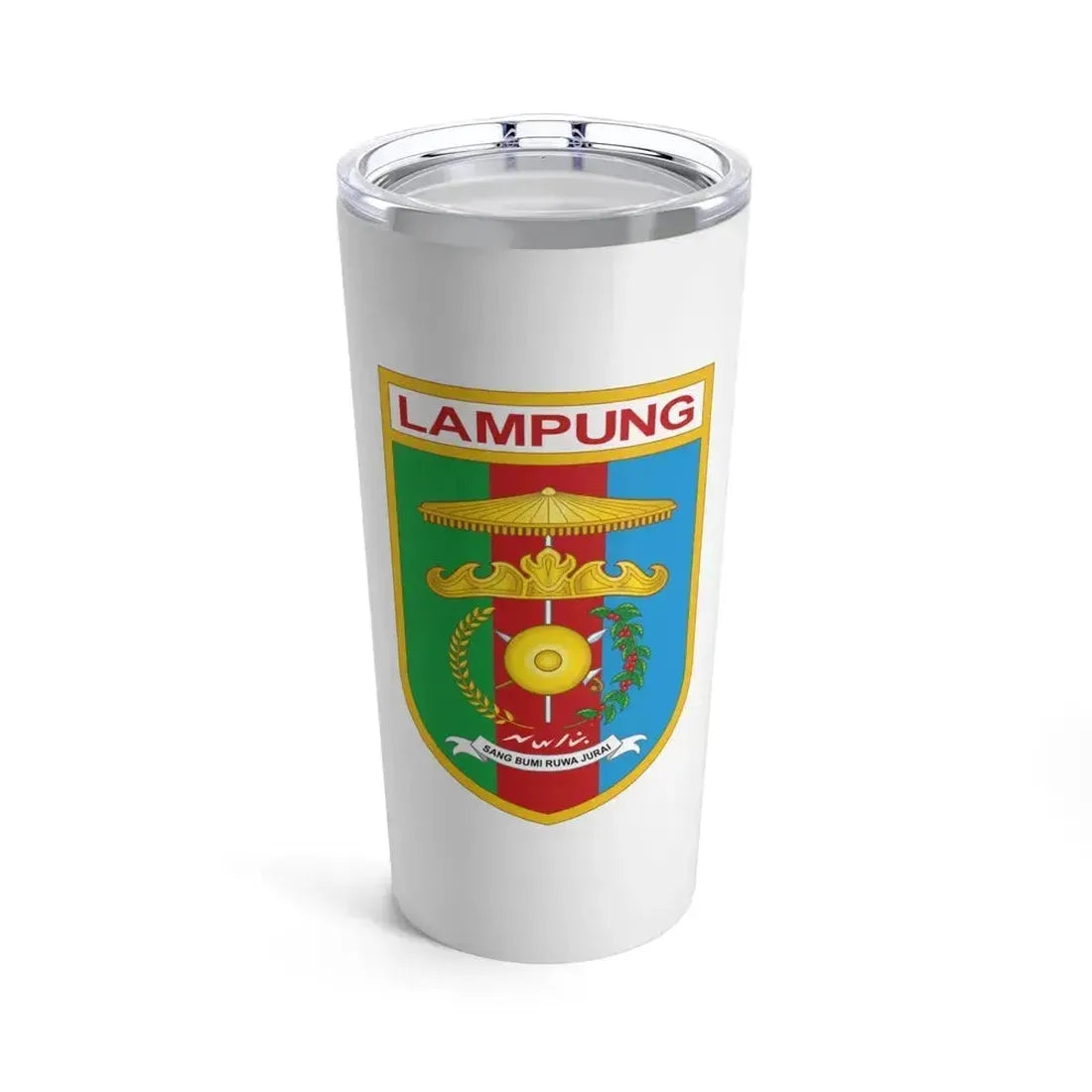 Flag of Lampung Indonesia - Tumbler 20oz | Shop Unique Drinkware at ...