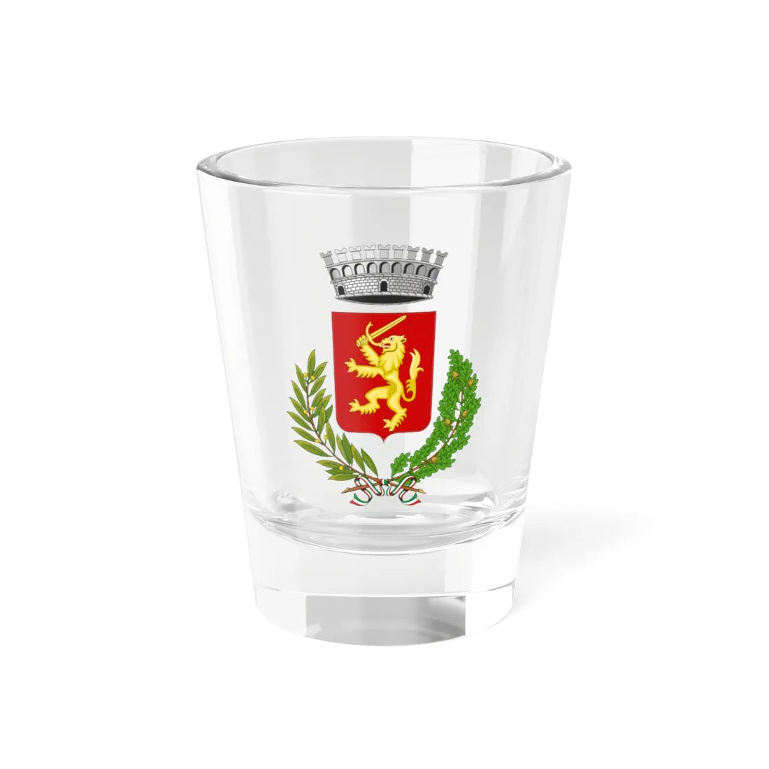 Forlimpopoli-Stemma (Italy) (Coat of Arms) Shot Glass 1.5oz – Go Mug ...