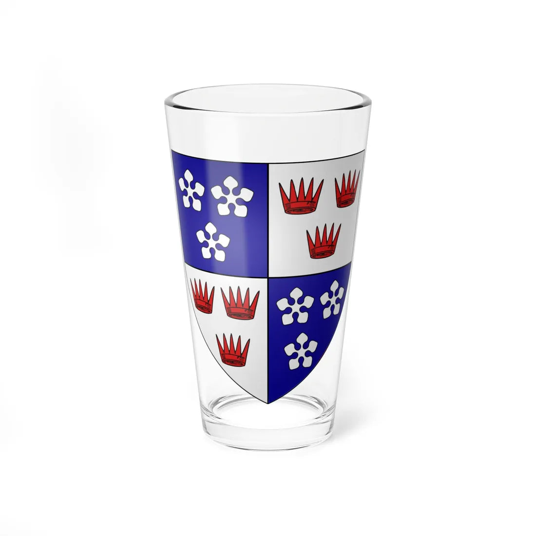 Fraser of lovat arms (Scotland) (Coat of Arms) Pint Glass 16oz – Go Mug ...