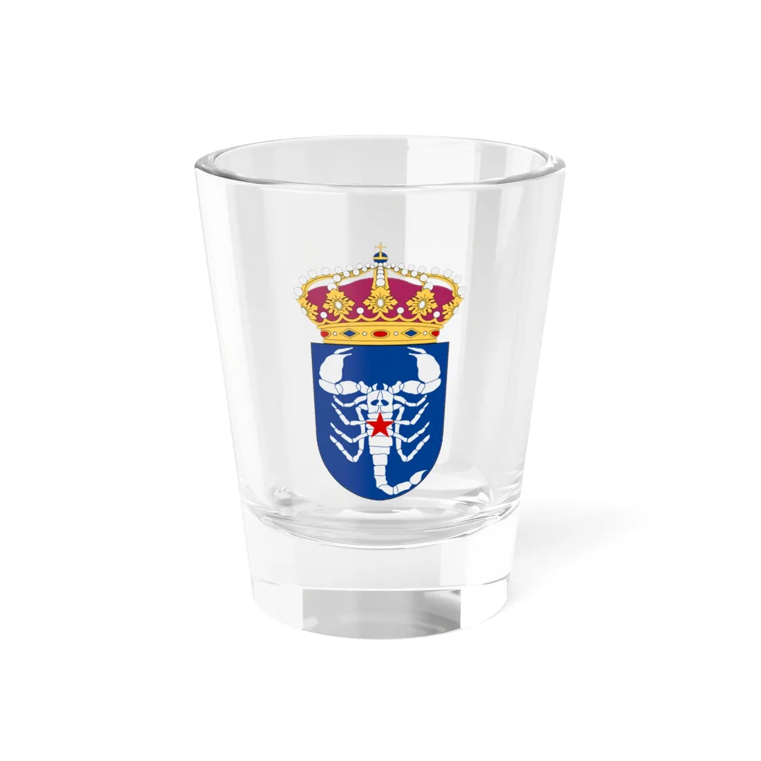 HMS Antares vapen (Sweden) (Coat of Arms) Shot Glass 1.5oz – Go Mug ...