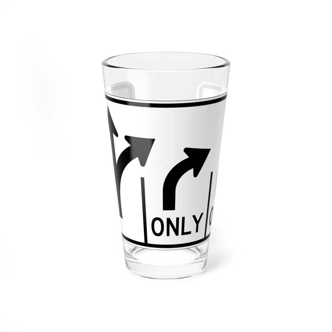 MUTCD-OH R3-H8cff (Ohio) (Road Sign) Pint Glass 16oz – Go Mug Yourself