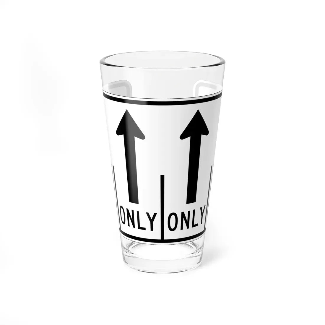 MUTCD-OH R3-H8da (Ohio) (Road Sign) Pint Glass 16oz – Go Mug Yourself
