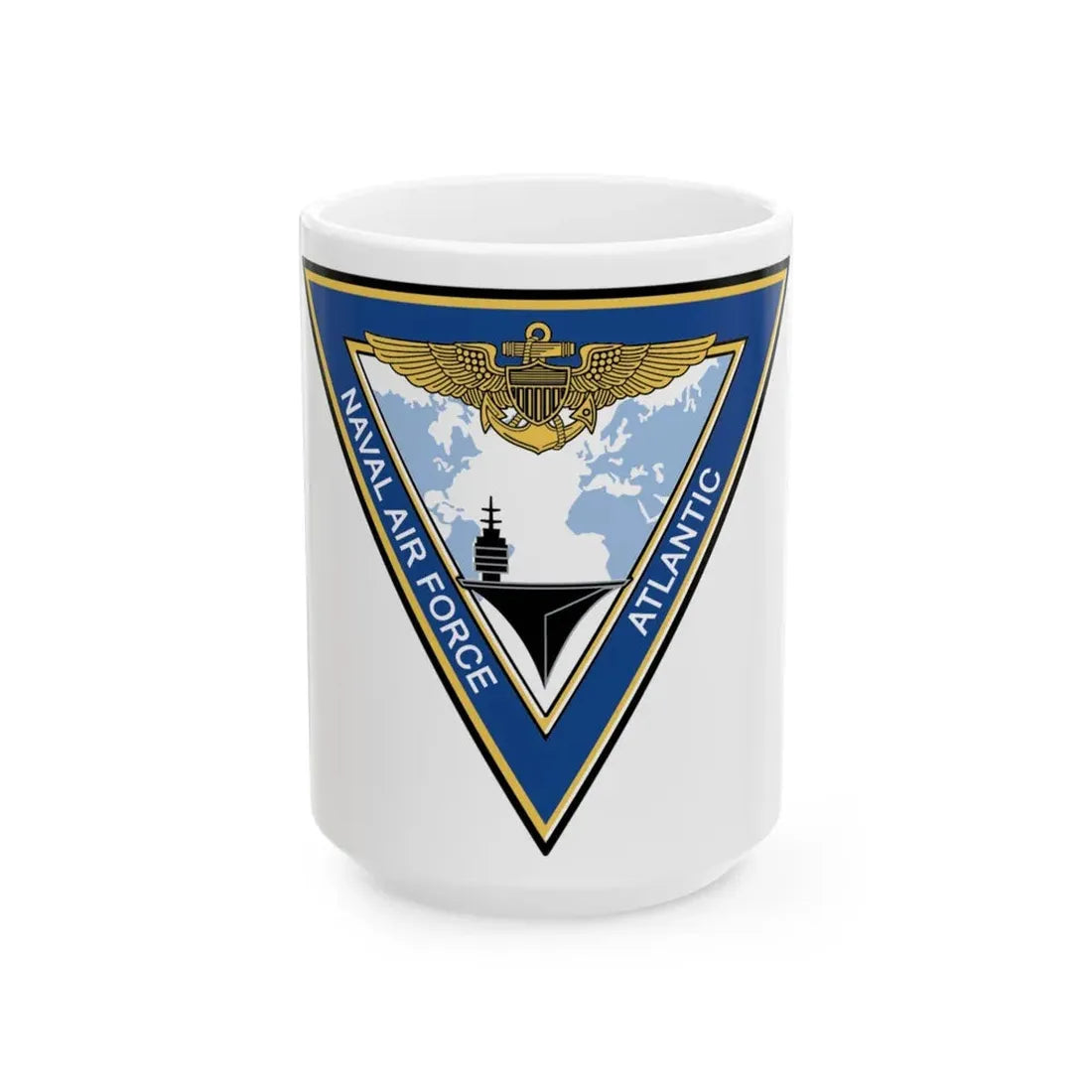 Naval Air Force Atlantic (U.S. Navy) White Coffee Mug | Shop Unique ...