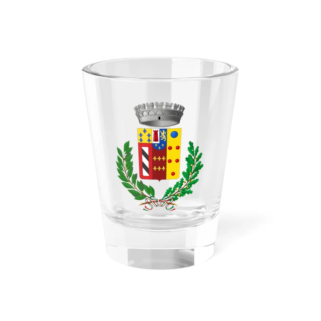 Oliveri-Stemma (Italy) (Coat of Arms) Shot Glass 1.5oz – Go Mug Yourself