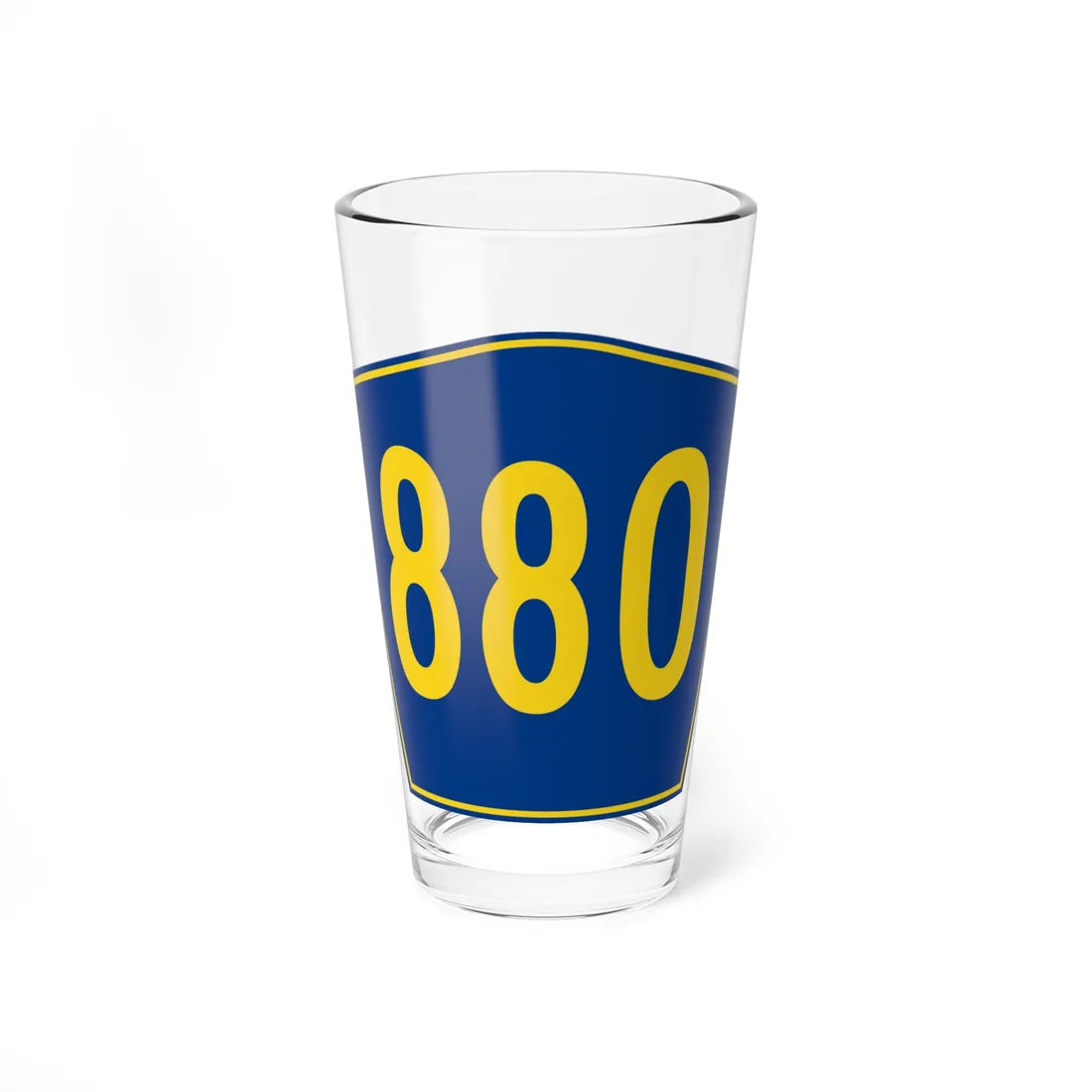 PR secondary 880 (Puerto Rico) (Road Sign) Pint Glass 16oz – Go Mug ...
