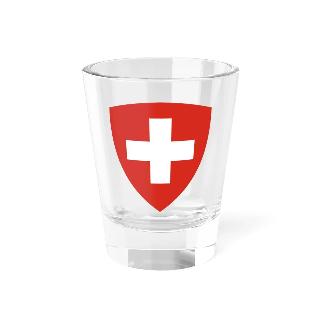 Swiss Federal CoA triangular (Switzerland) (Coat of Arms) Shot Glass 1 ...