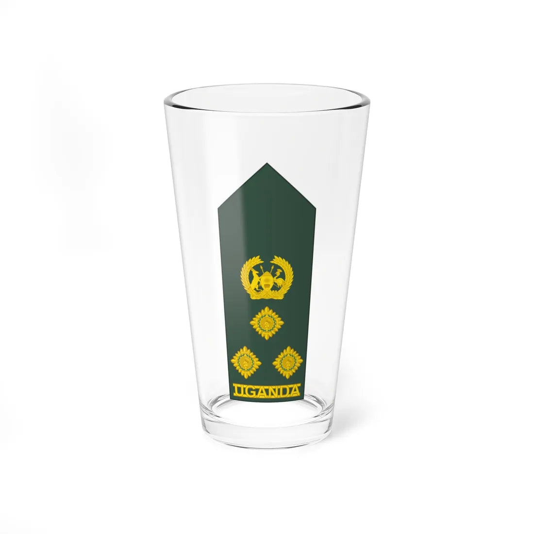 Uganda Army OF 6 (Uganda) (Military Rank) Pint Glass 16oz – Go Mug Yourself