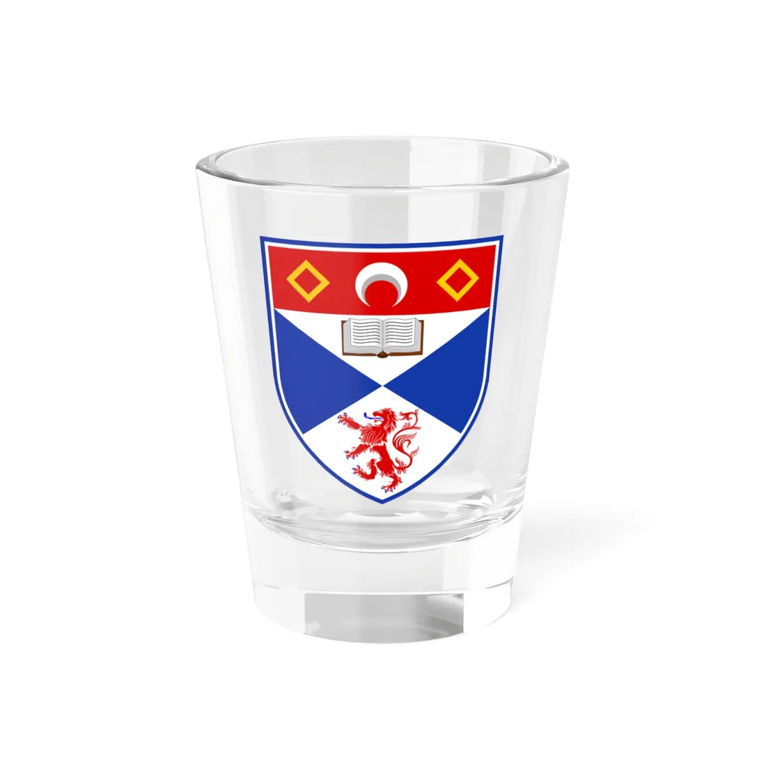 University of St Andrews arms (United Kingdom) (Coat of Arms) Shot Gla ...