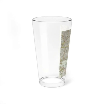 USA - Southeastern (1958) (Map) Pint Glass 16oz | Shop Unique Drinkware ...